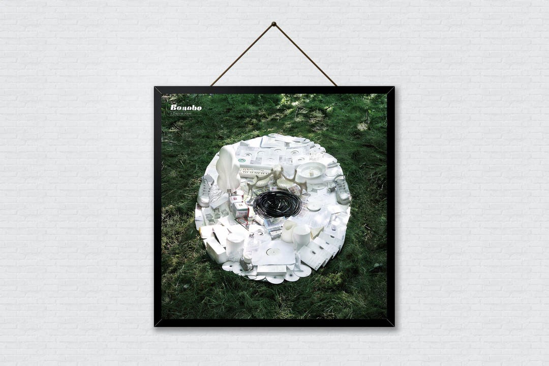 Bonobo Days to Come Album Cover Poster, Bonobo Band Print, Music Wall ...