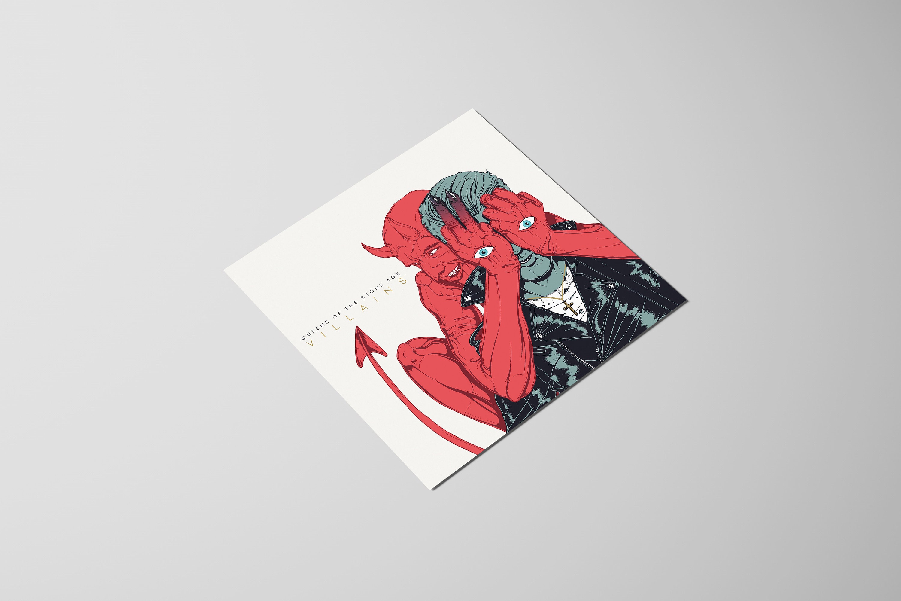 QOTSA Villains Album Cover Poster: Rock Music Wall Art - Etsy