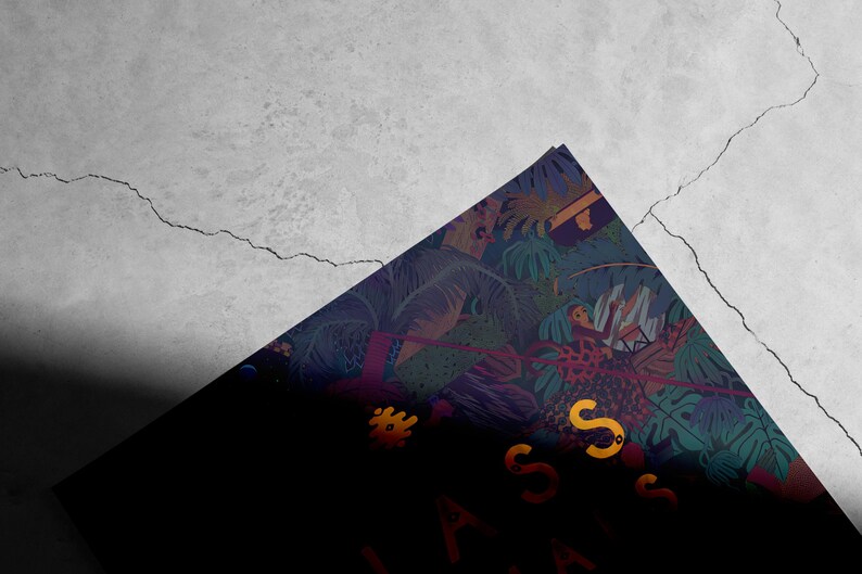 Glass Animals Zaba Album Cover Poster, Indie Rock Wall Art, Music ...