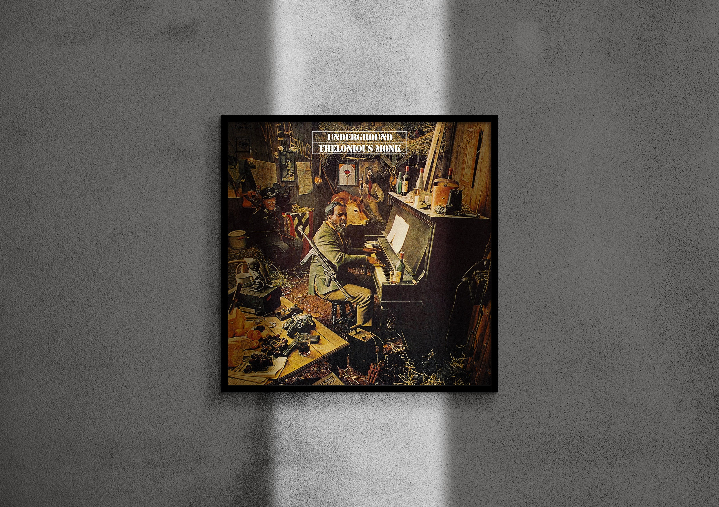 Thelonious Monk Underground Album Cover Poster: Classic Jazz Art Print ...