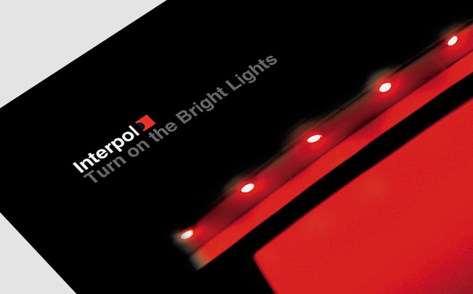 Interpol Turn on the Bright Lights Album Cover Poster, Interpol Poster ...