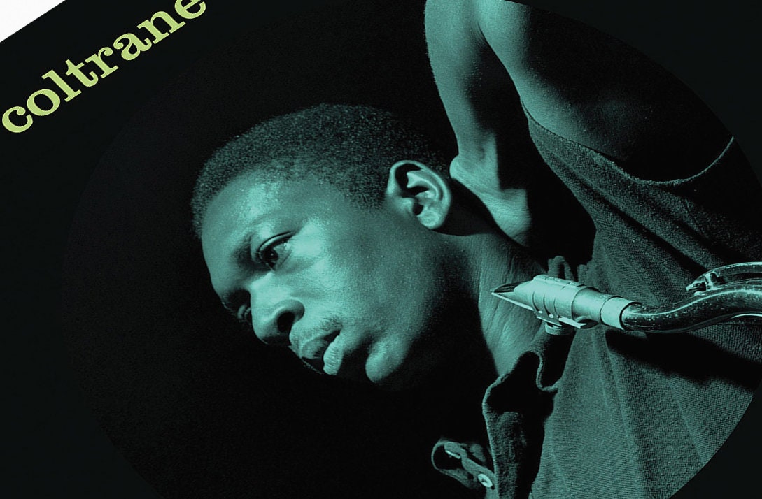 John Coltrane Blue Train Album Cover Poster, John Coltrane Poster, Jazz ...