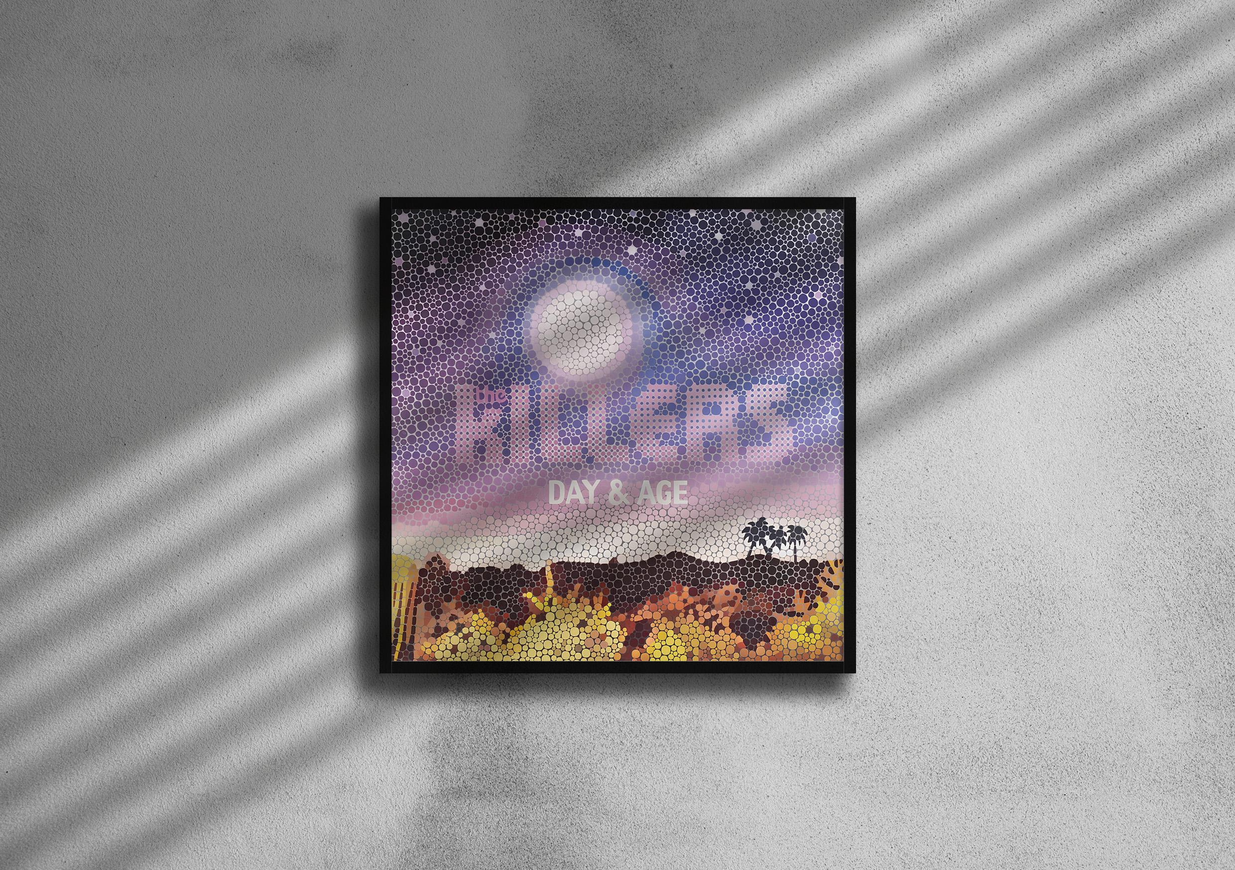 The Killers Poster - Day & Age Album Cover Print, Indie Rock Wall Decor ...