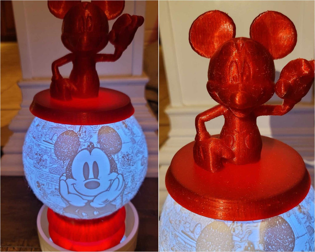 Disney Characters Spherical Lamp , Spherical Nightlight, Cars, Princess ...