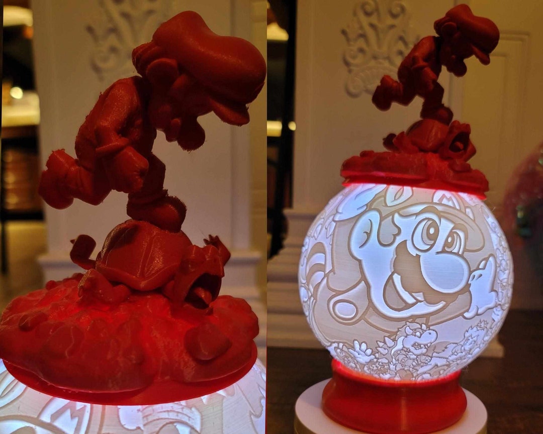 Video Games Characters Spherical Lamp , Mario, Link, Princess Peach ...