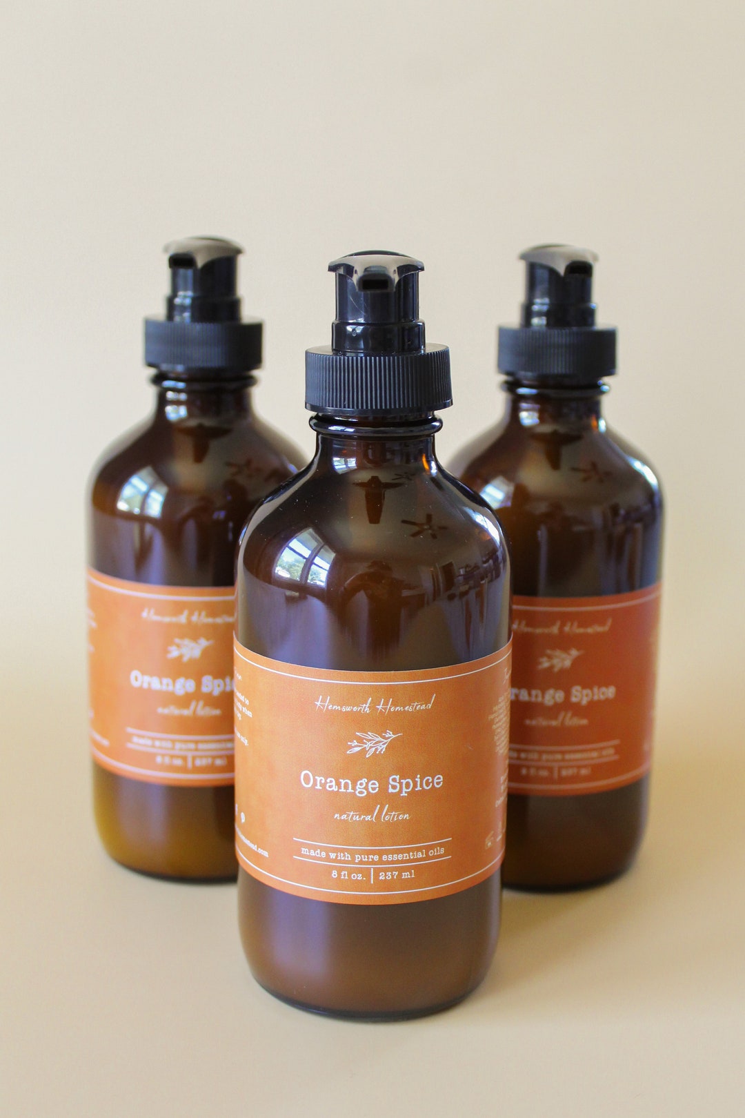 Orange Spice Lotion All Natural Essential Oils Fall - Etsy