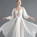 Wedding Robe / Glossy Shine Bridal Robe / Sheer Wedding Robe / - Etsy