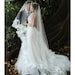 Wedding Veil/ Cathedral Wedding Veil / Dramatic Wedding Veil / Bridal ...
