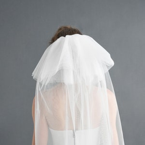 Waltz Wedding Veil / Two Tiers Wedding Veil / Wedding Veil / Bridal ...