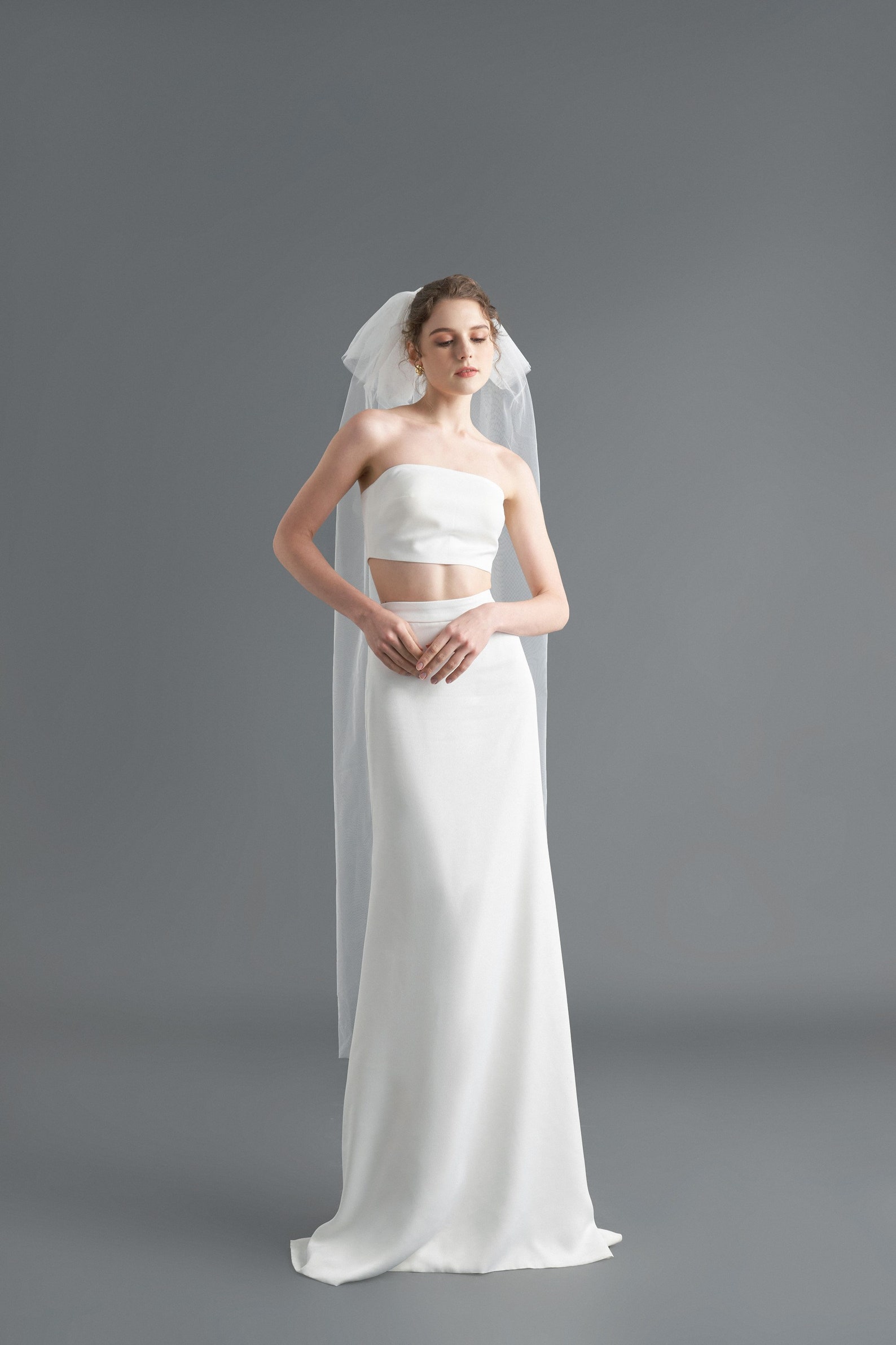 Waltz Wedding Veil / Two Tiers Wedding Veil / Wedding Veil / Bridal ...