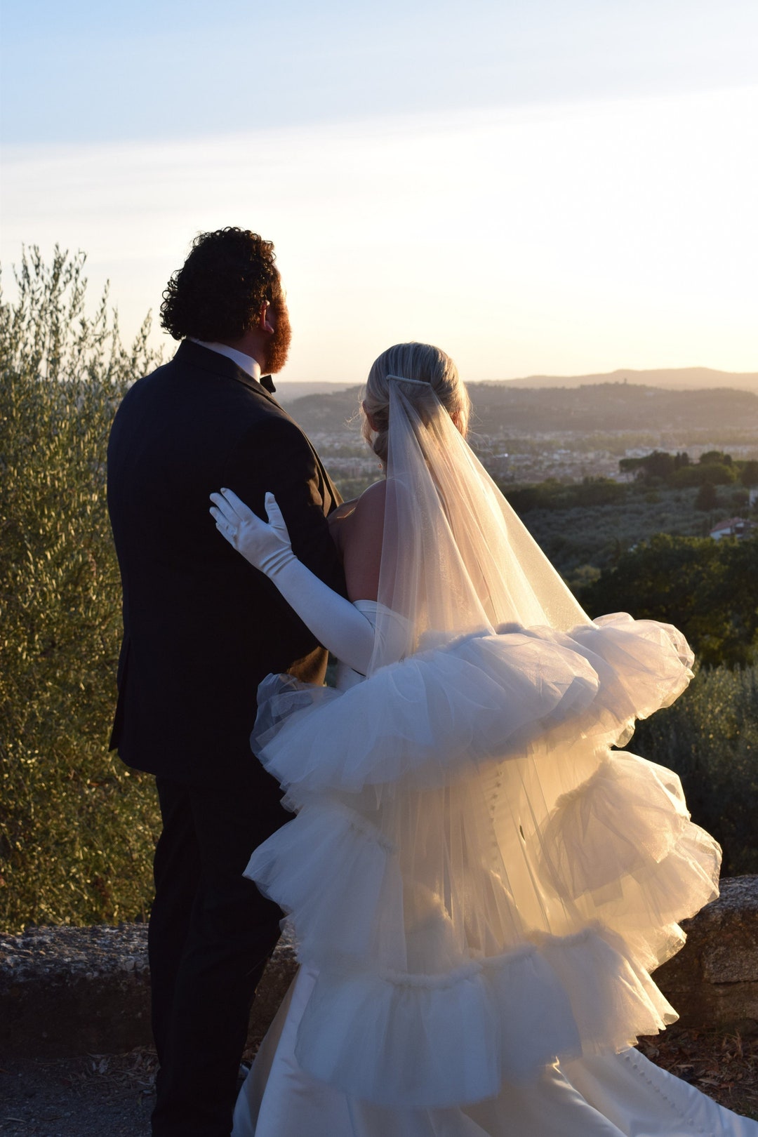 Handmade Wedding Veil / Ruffle Veil / Drop Veil / Custom Veil / White ...