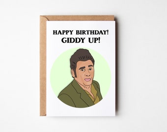 Kramer Birthday Card - Etsy