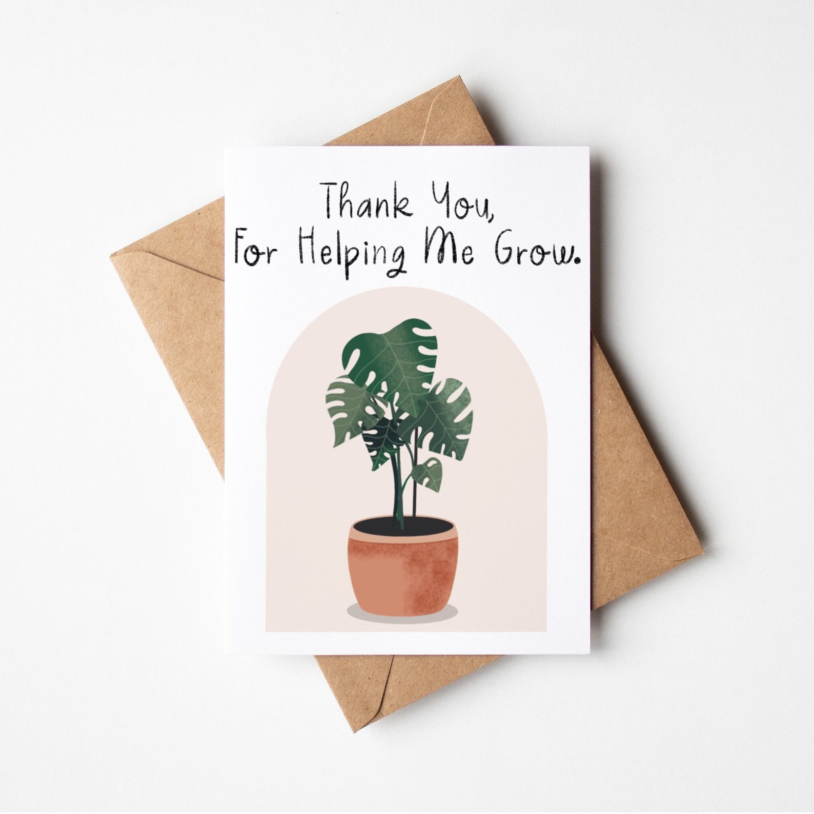 Thank You Card, MEME, GIF, Plant Lover Cards, Crazy Plant Lady Gift ...
