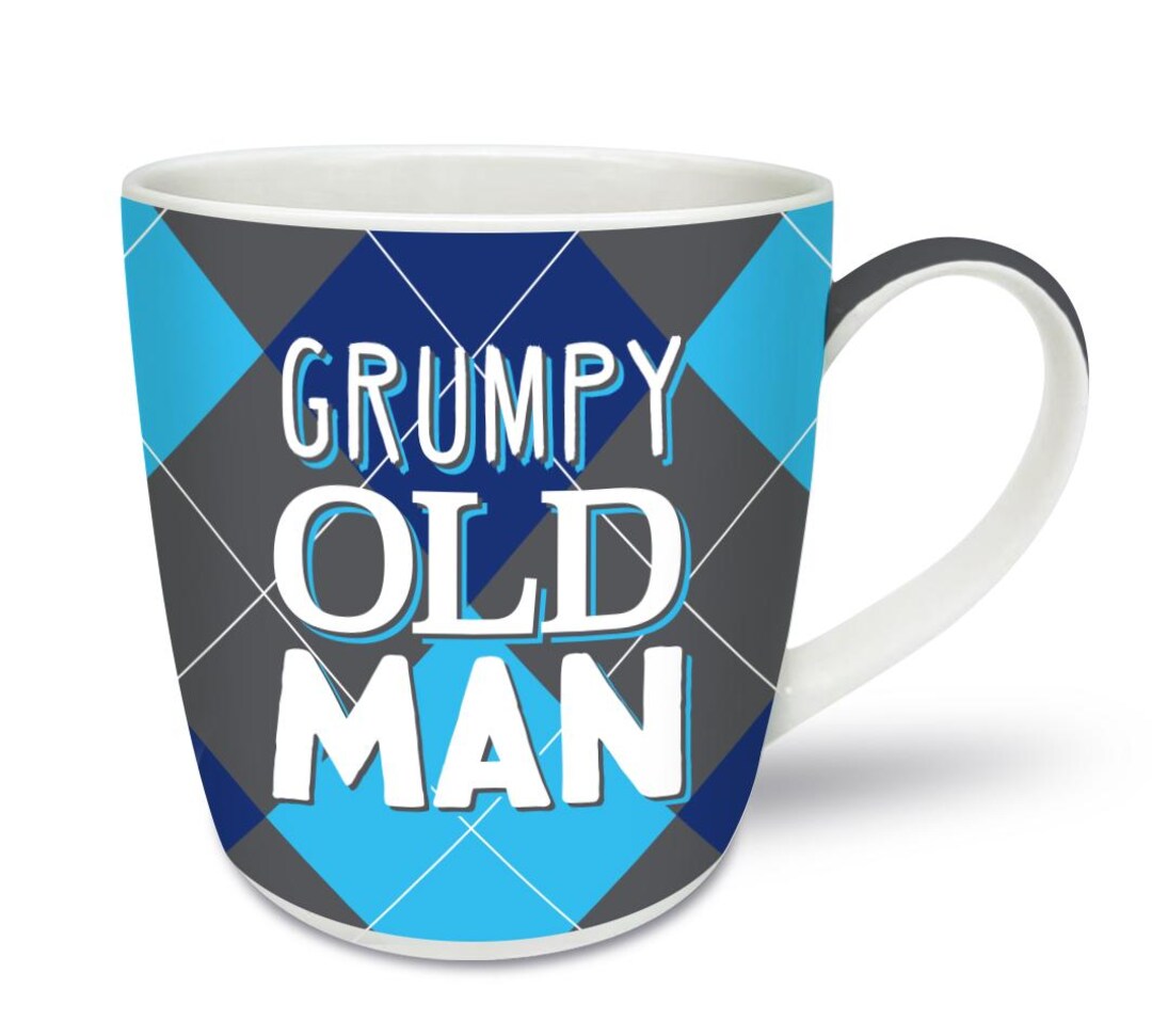 Grumpy Old Man - New Bone China Mug - Funny Gift Mug | Coffee Cup - Etsy