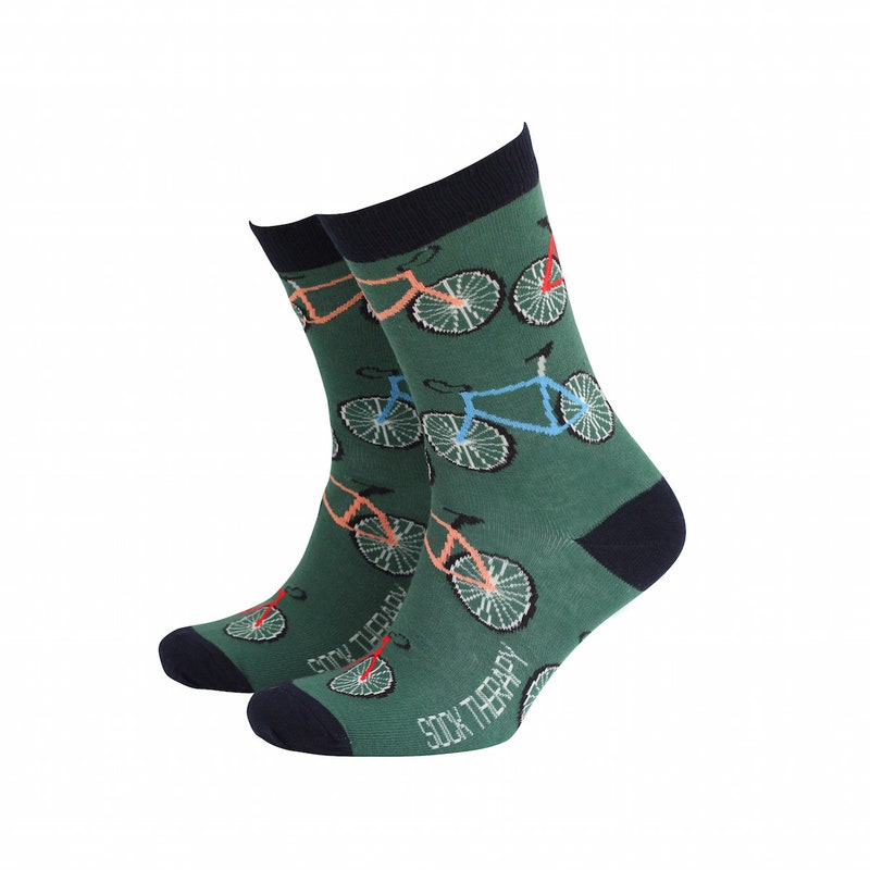 Cycle Novelty Socks - Etsy UK