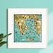Illustrated Map, Mythical Beasts of Ancient Greece, Art Print - Etsy