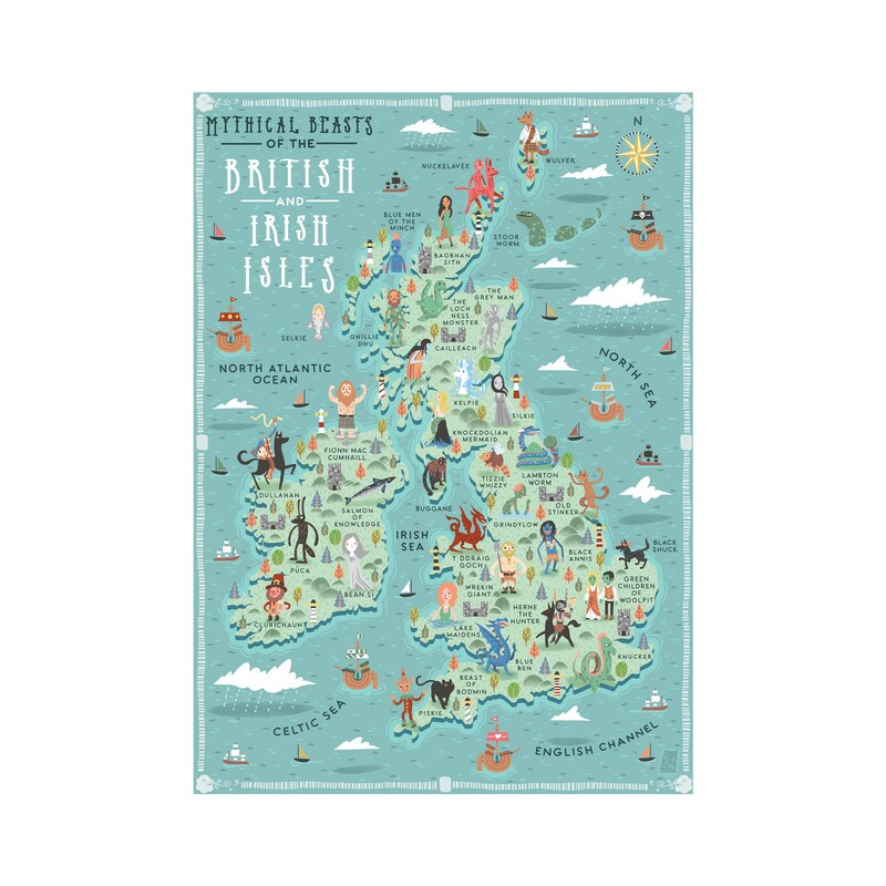 Illustrated Maps - Etsy