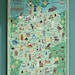 Mythical Beasts of Germany : an Illustrated Map - A3 Art Print - Poster ...