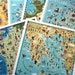Mythical Beasts of Germany : an Illustrated Map - A3 Art Print - Poster ...