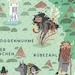 Mythical Beasts of Germany : an Illustrated Map - A3 Art Print - Poster ...