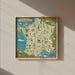 Illustrated Map, Mythical Beasts of France, Art Print - Etsy