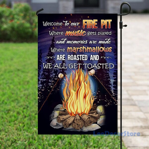 Fire Pit Sign - Etsy