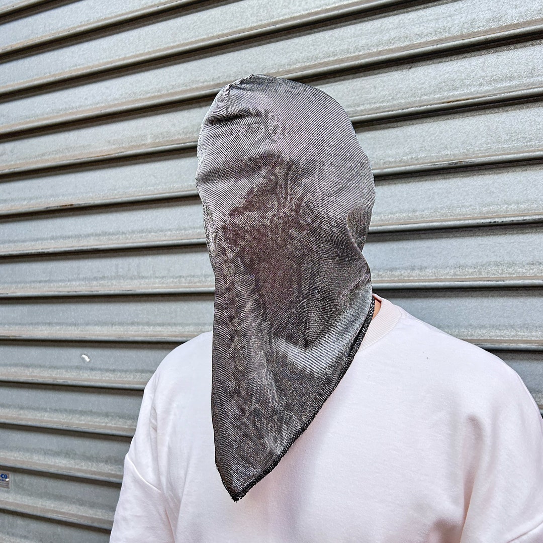 Rave Balaclava Silver Snake Mask for Clubs, Parties, Photoshoots, a ...