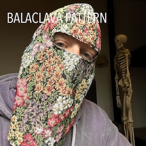 Sewing Pattern Balaclava PDF, Instant Download, Easy for Beginner. - Etsy