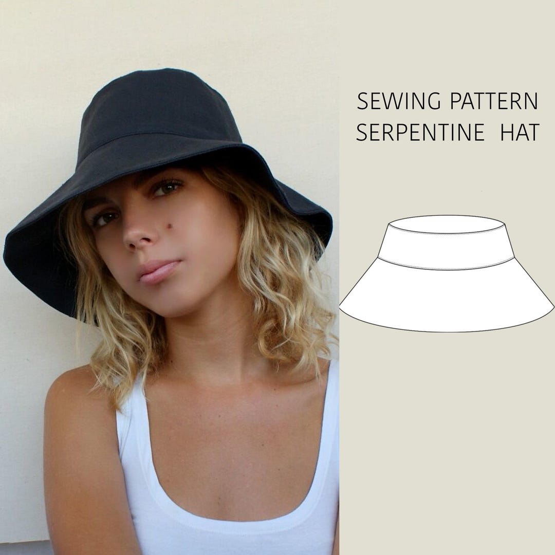 Serpentine Hat Digital Sewing Pattern - Etsy