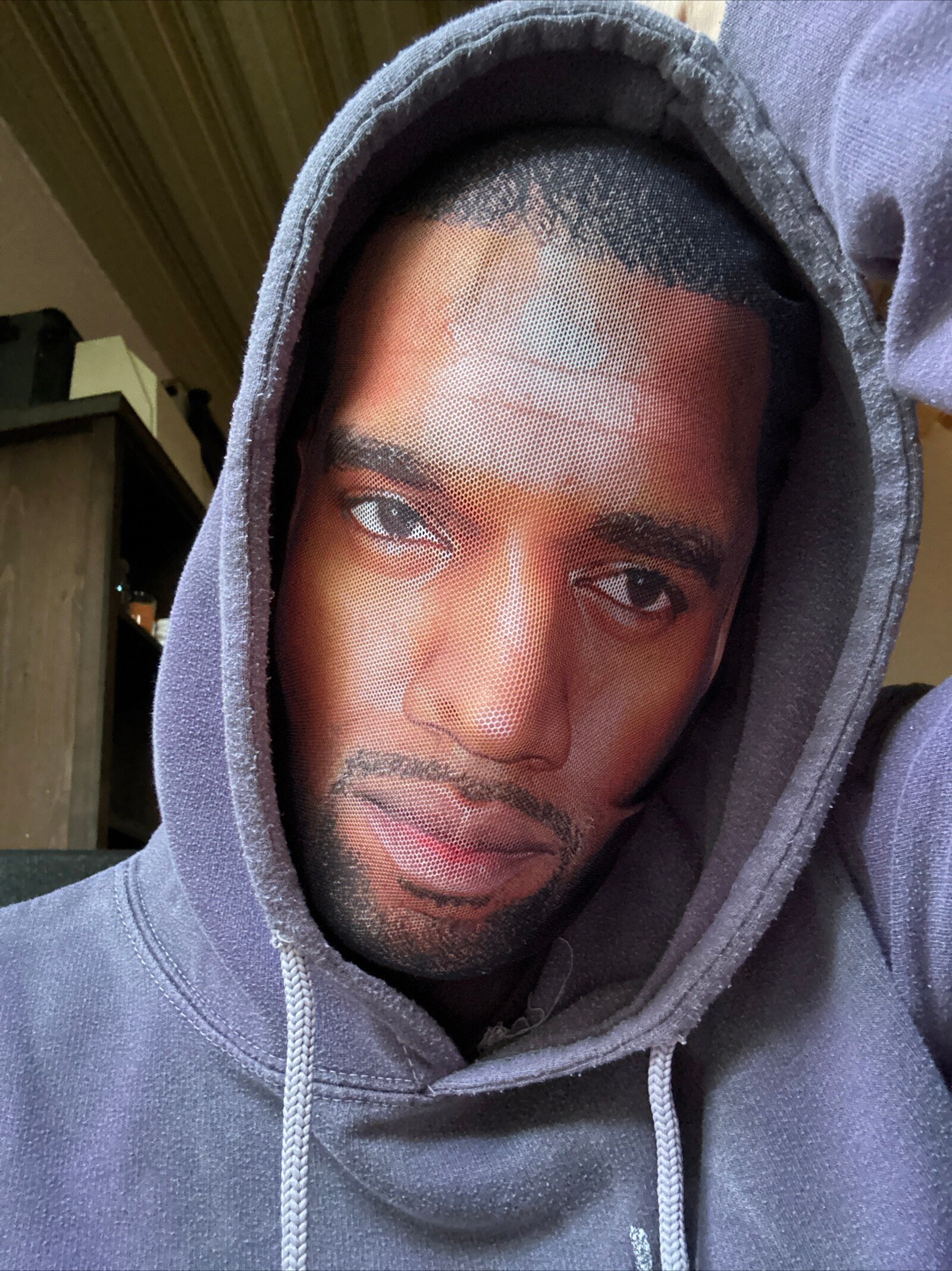 New 3D Printed Kanye Yeezy Ye Donda Elastic Mesh Full Face Mask for Men ...