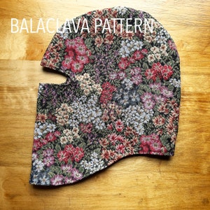 Sewing Pattern Balaclava PDF, Instant Download, Easy for Beginner. - Etsy