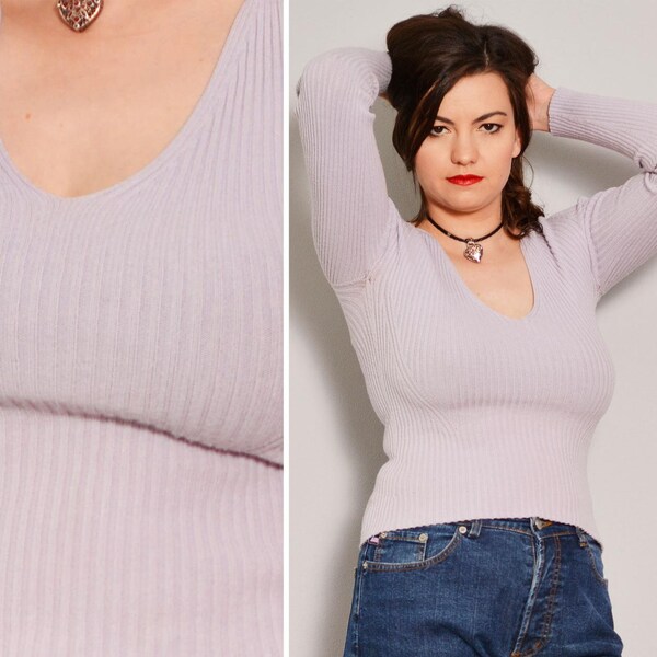 Light Purple Sweater - Etsy