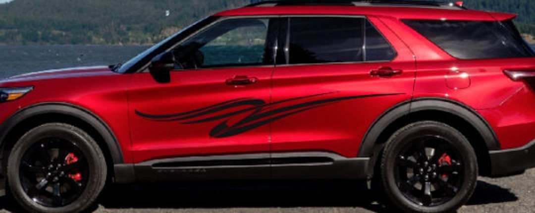 Addison Side Stripe Fits Ford Explorer Vinyl Graphics Sticker 3M Sport ...