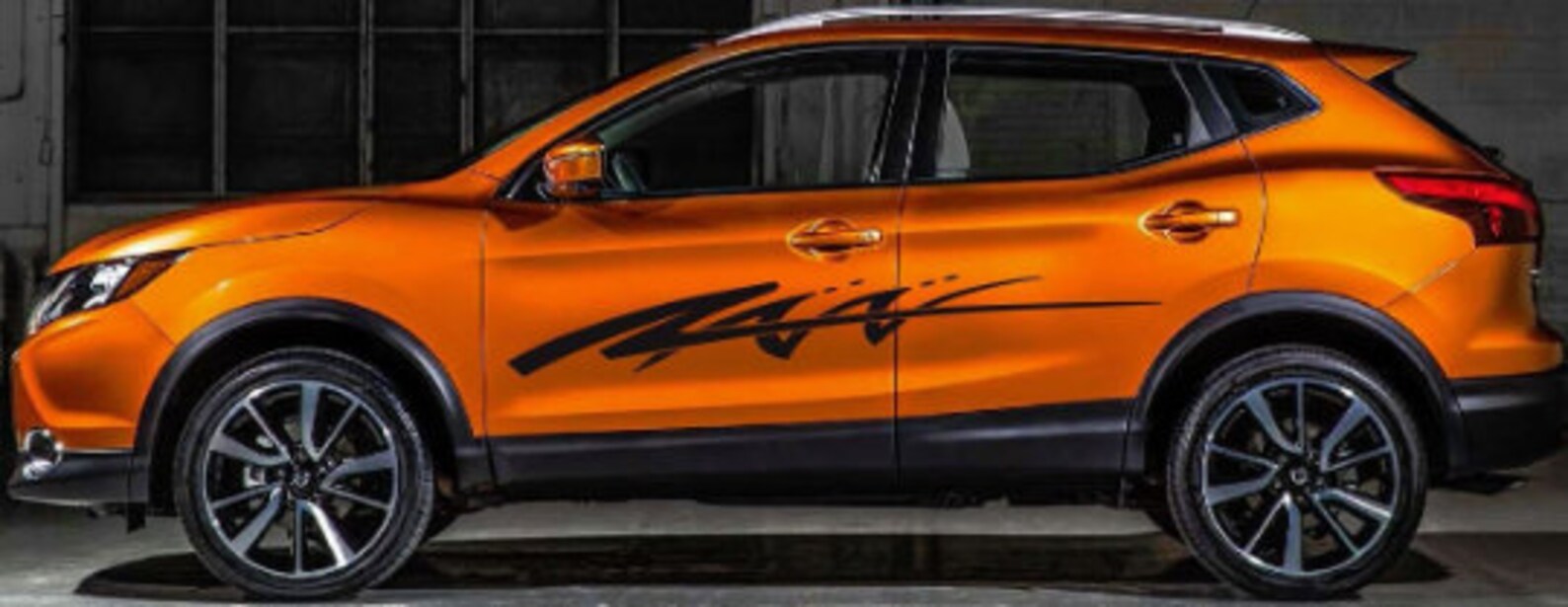 Demi Side Stripe Fits Nissan Rogue Vinyl Graphics Sticker 3M Sport JDM ...