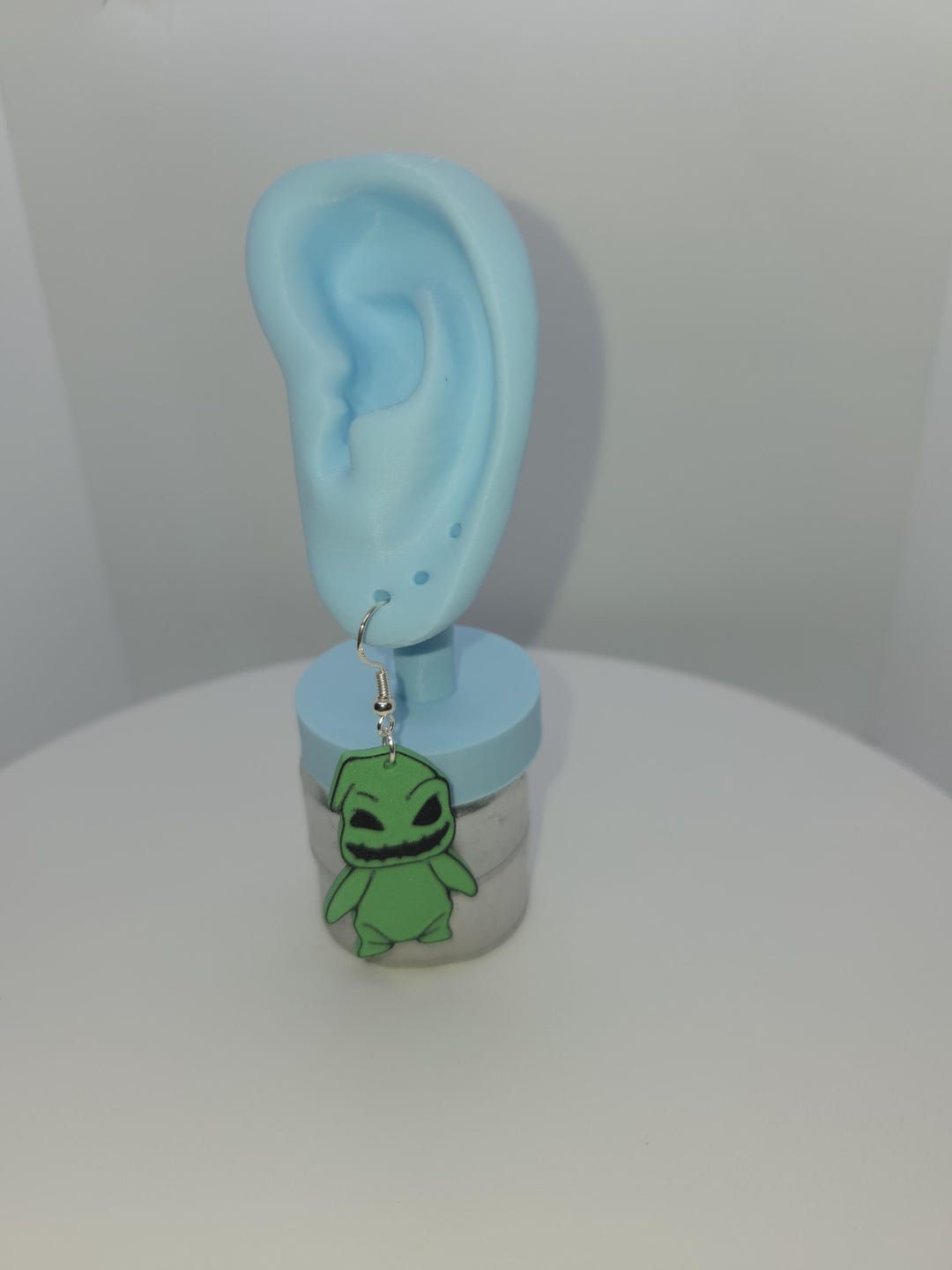 3D Printed Character Stud Earrings – Hypoallergenic 925 Silver Plated ...
