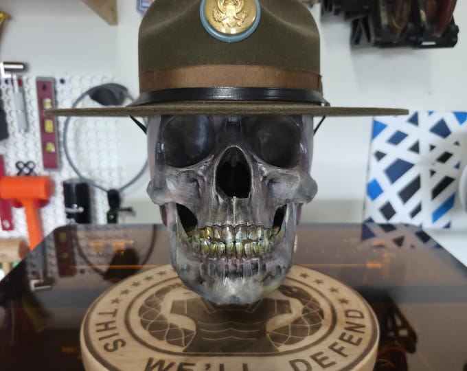 Handcrafted Drill Sergeant Hat Stand - Etsy