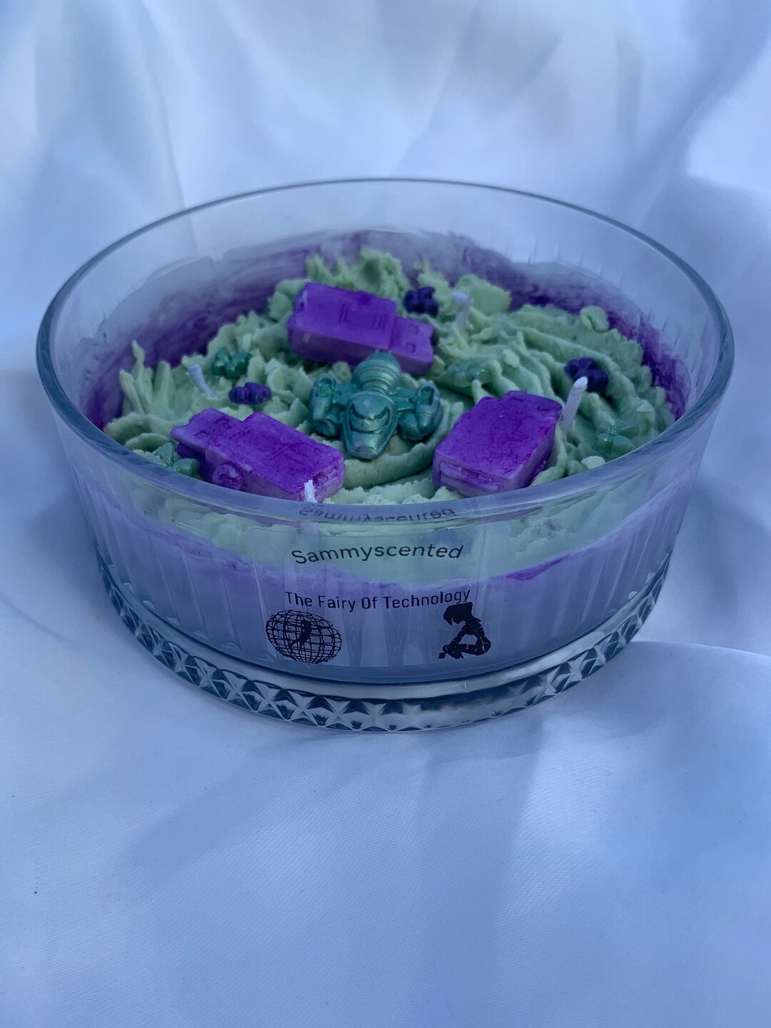 Fairy of Technology Theme Candle Unique Handmade Gift Tech-inspired ...