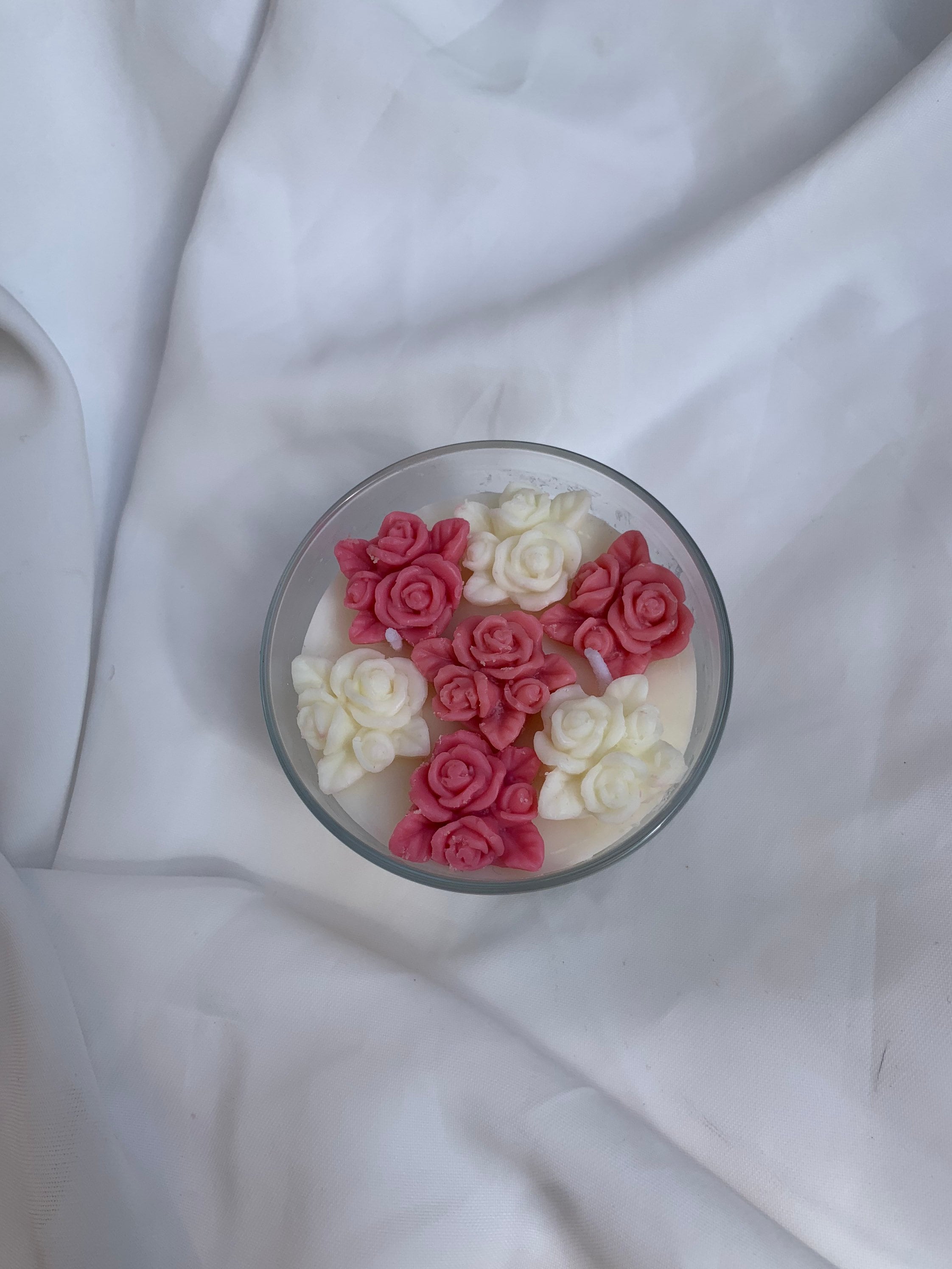 Rose Candle Rose Shaped Candle Spring Candle Rose Candle - Etsy