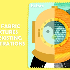 Procreate Fabric Brushes ∣ Fabric Texture ∣ Seamless Pattern ∣ Knit ∣ ...