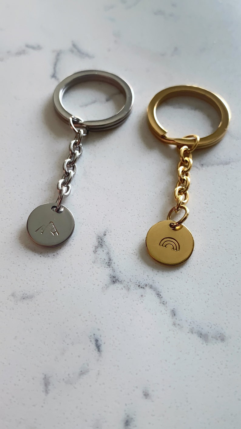 Personalized Keychain Custom Engraved Name Date Message - Etsy