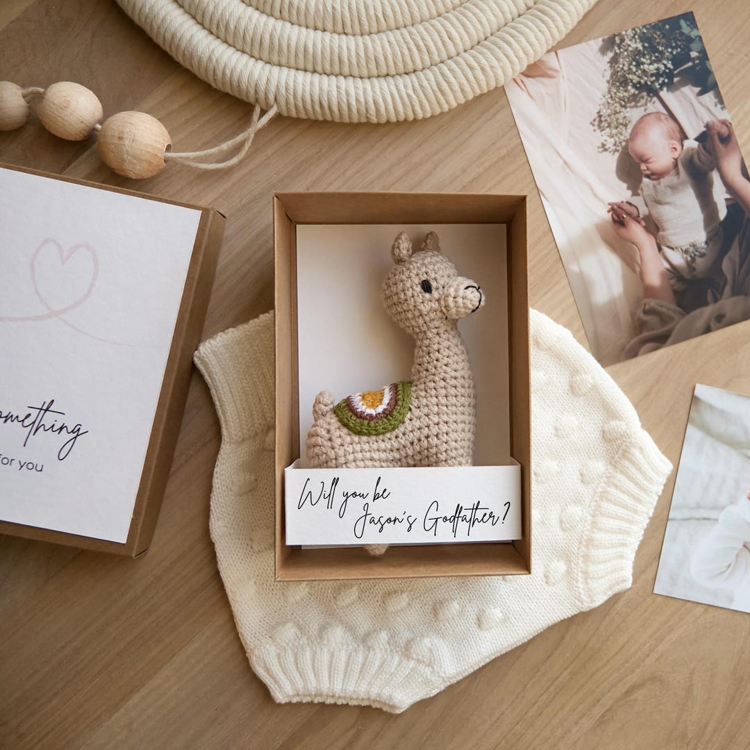 Godparent Proposal Box, Will You Be My Godfather Proposal Box, Madrina ...