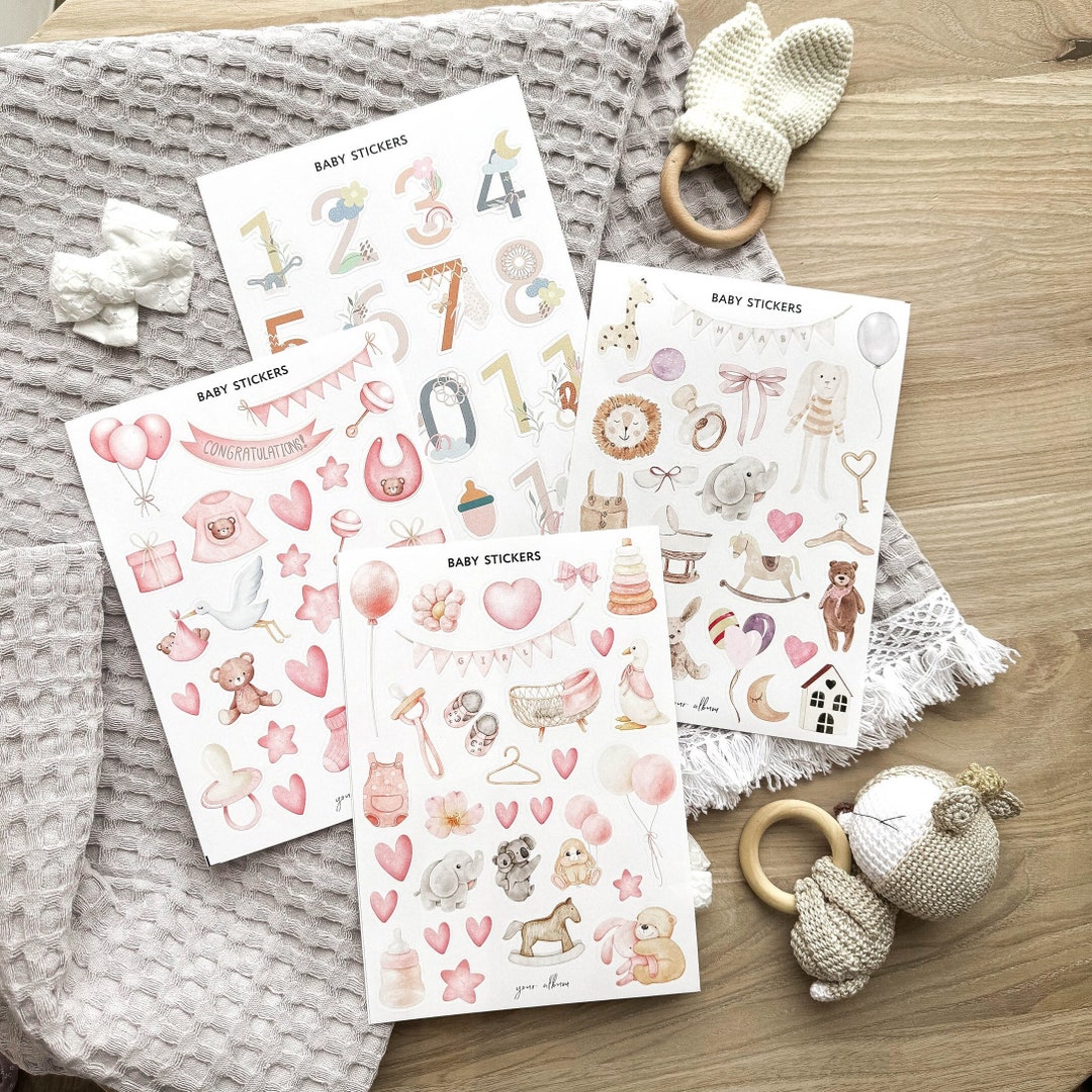 Baby Scrapbook Stickers, Baby Stickers for Scrapbook, Baby Boy ...