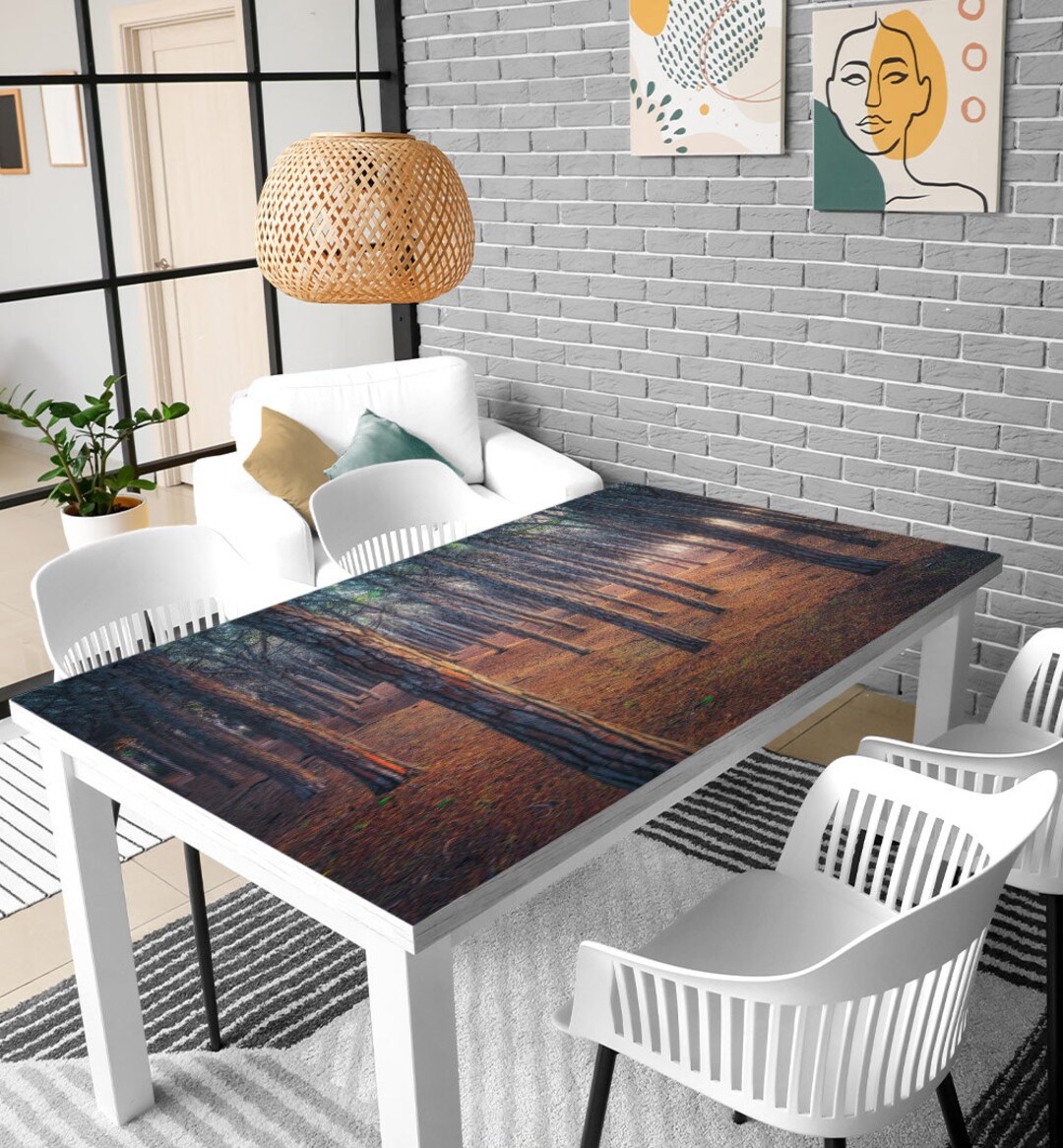 Table Foil Rustic Pine Wood Forest Bubblefree Self-adhesive Foil - Etsy