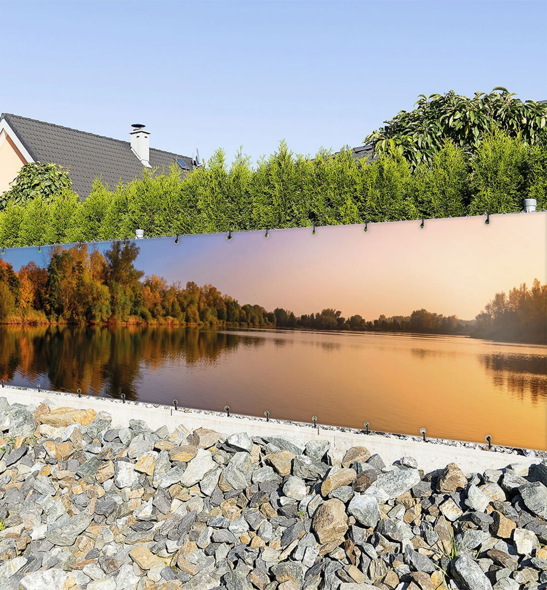 Zaunbanner See 01 Sichtschutz Garten Zaun - Etsy.de