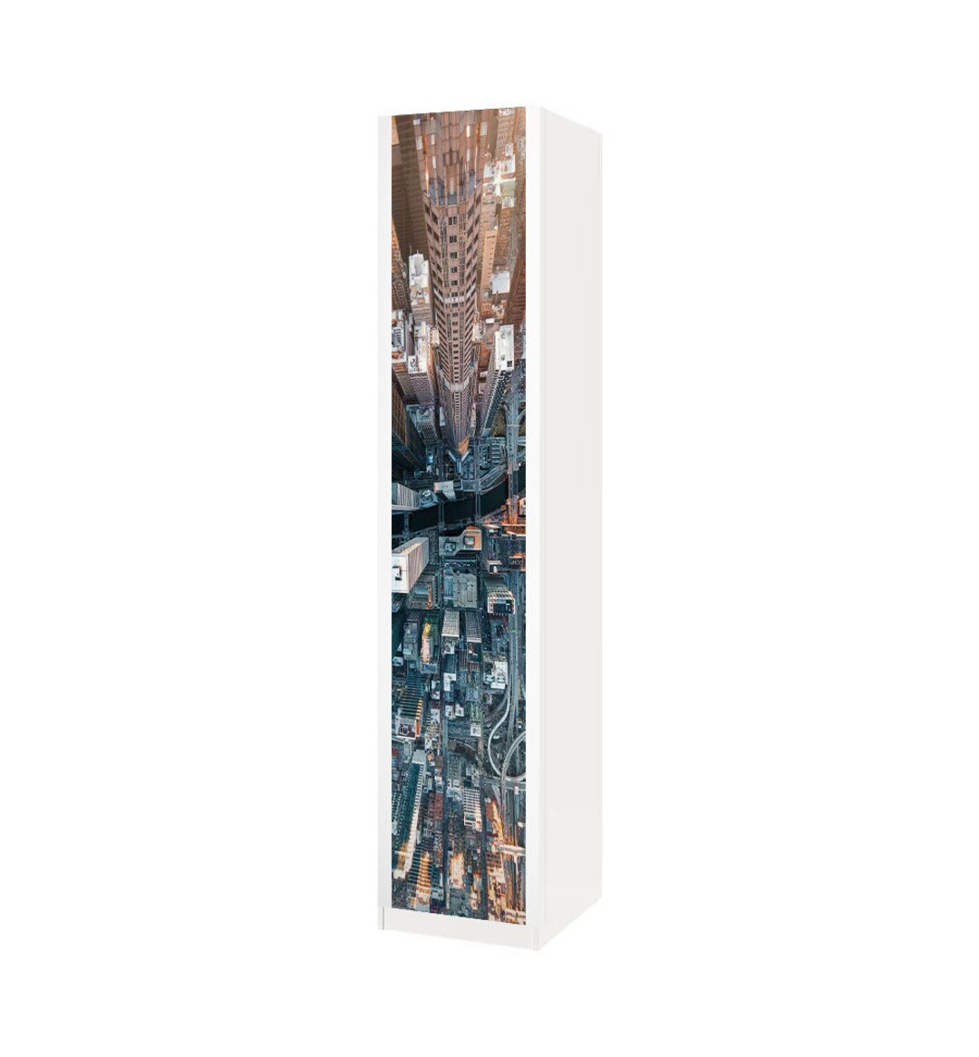 Wardrobe Sticker Pax City Panorama Adhesive Film Furniture - Etsy
