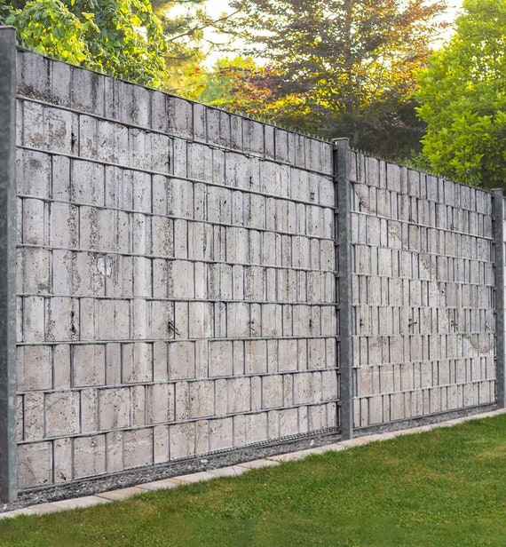 Concrete Wall Privacy For Yard