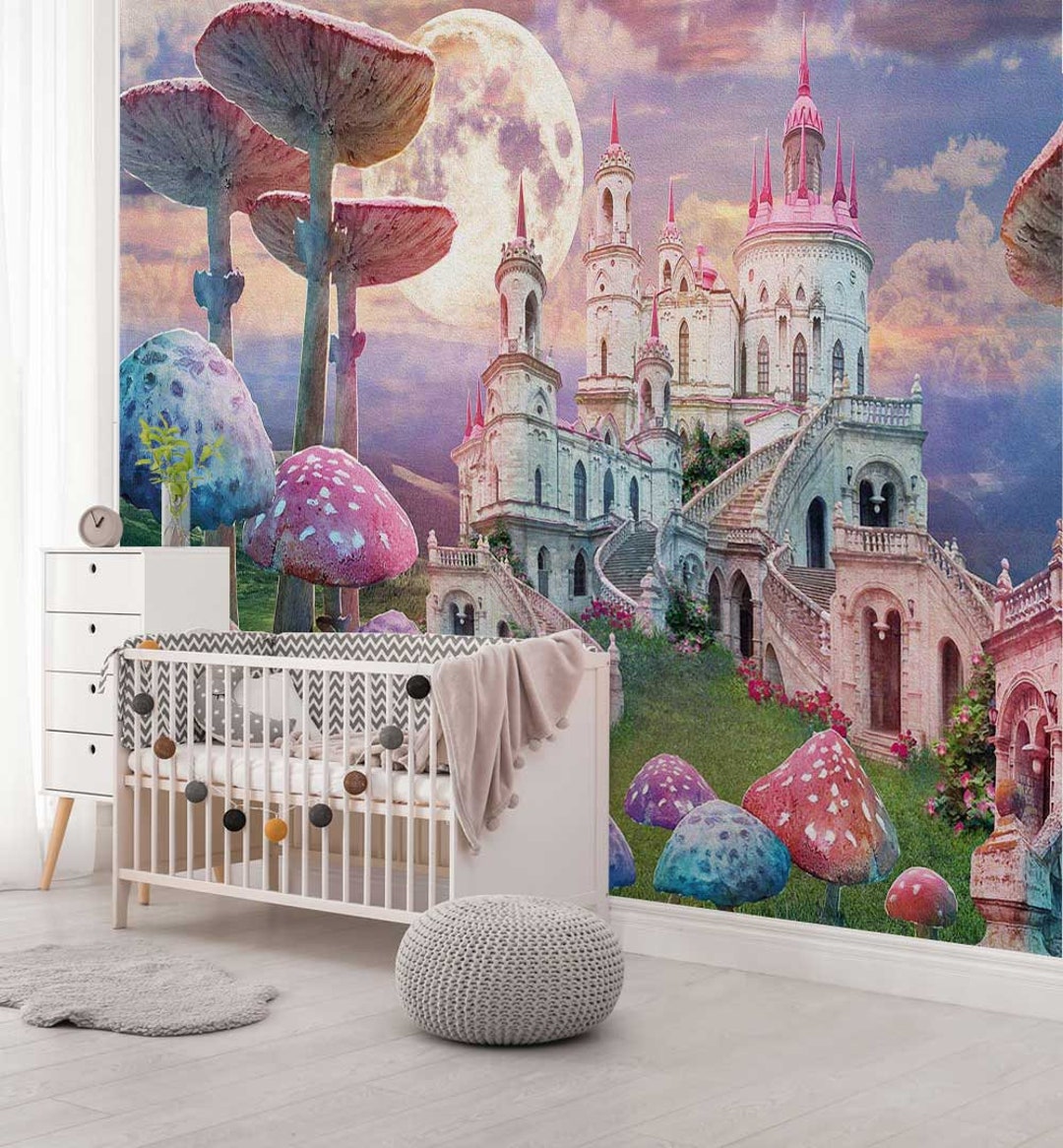 Photo Wallpaper Magic Land Castle Wall Decoration Picture Wallpaper ...
