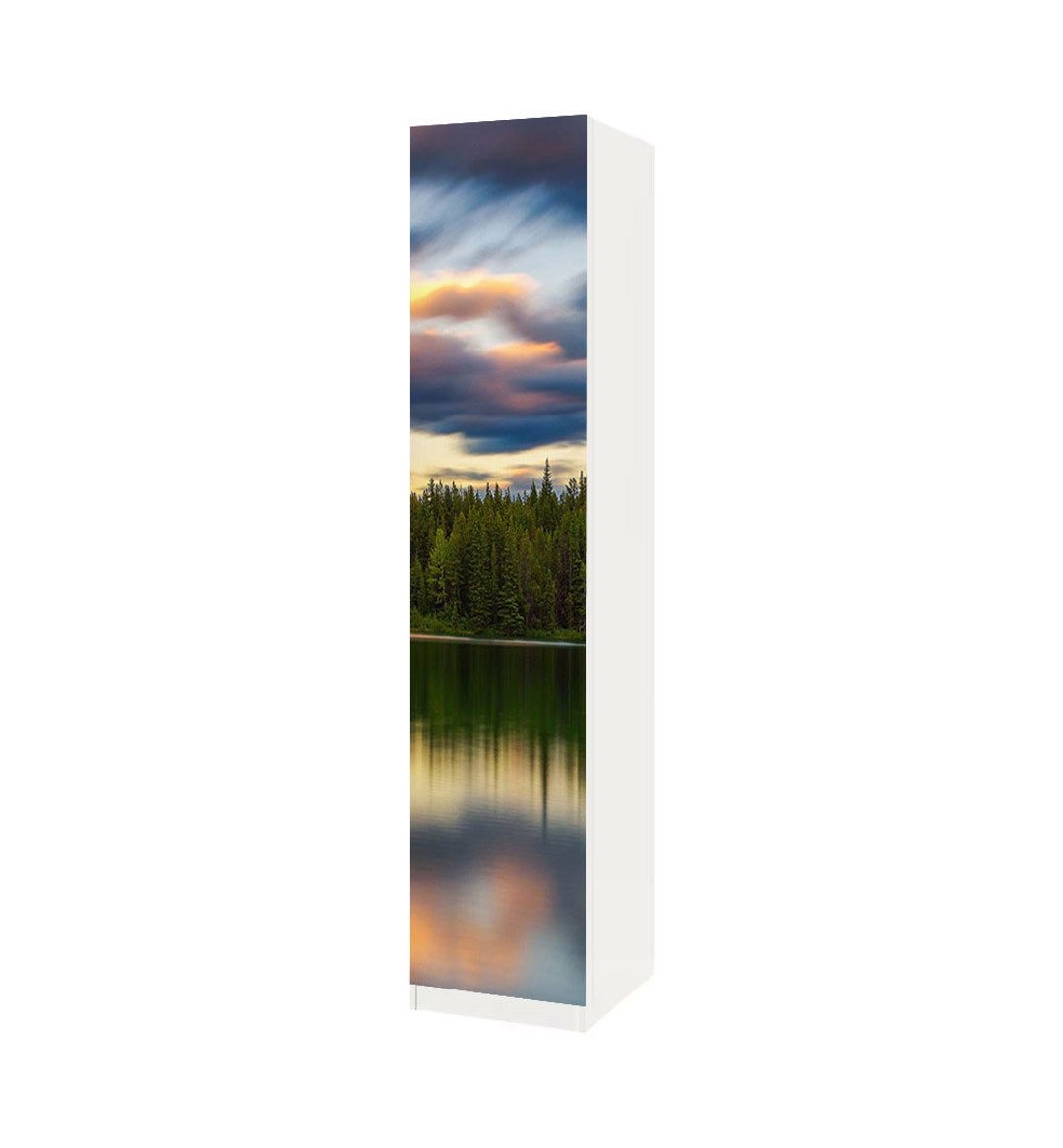 Wardrobe Sticker Pax Sunrise Over Lake Herbert Furniture Foil - Etsy