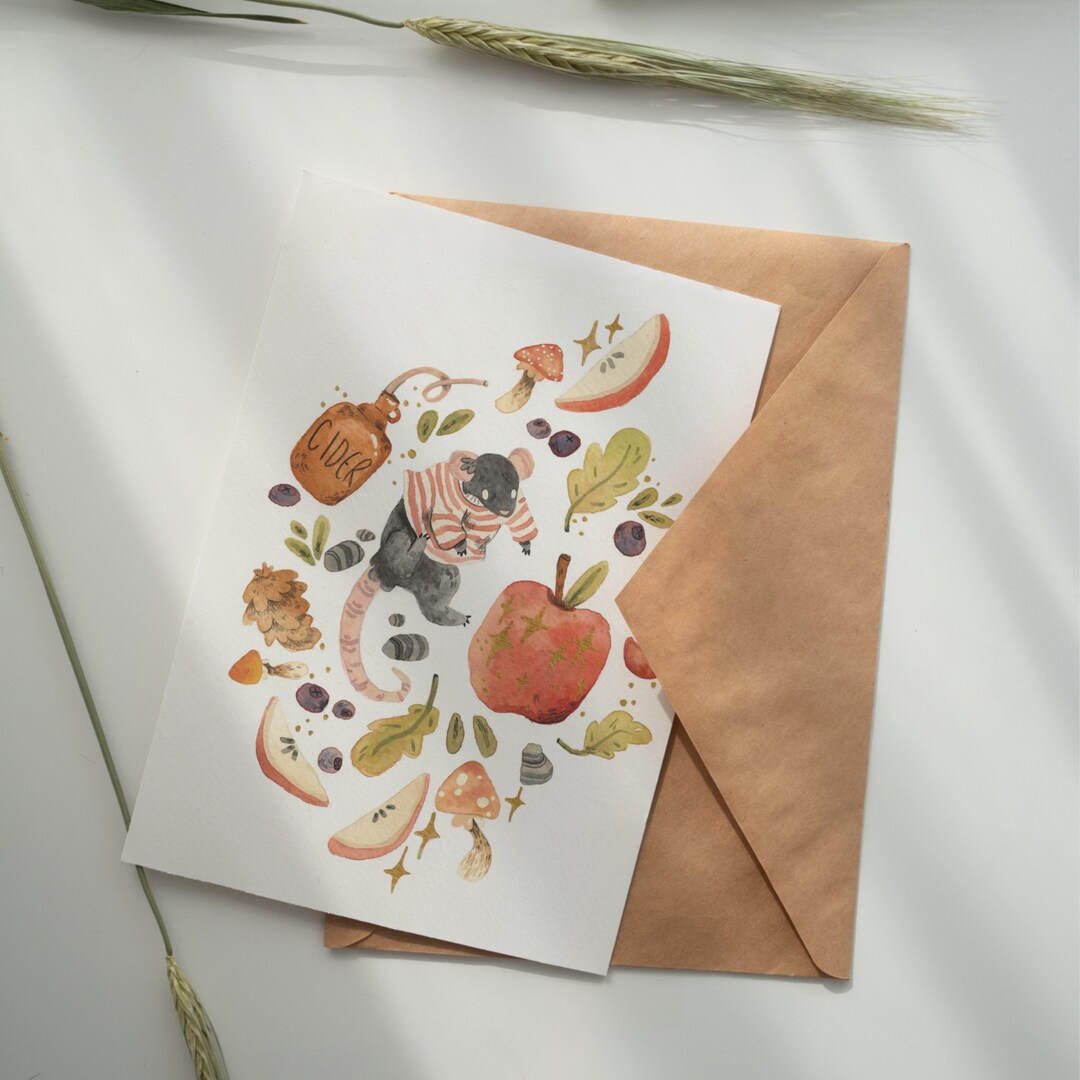 Bean Security Art Print Watercolour Print - Etsy