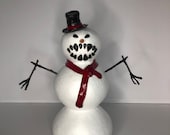 Evil Snowman Statue